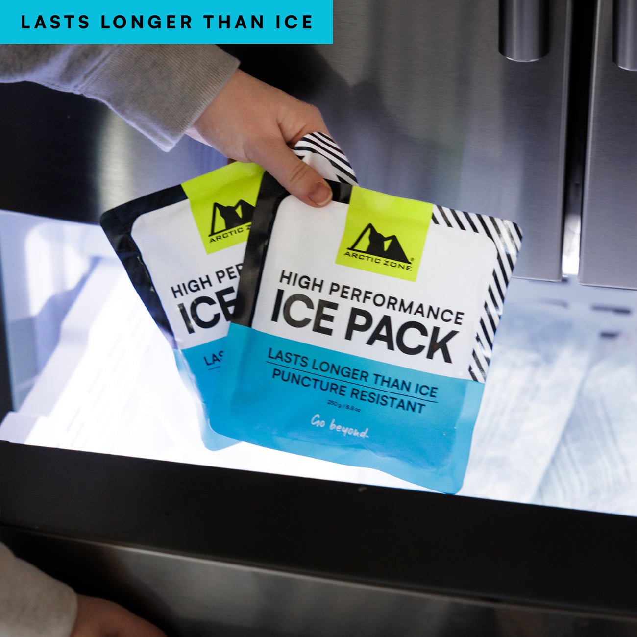 Set of 2 High Performance Ice Packs (250g)