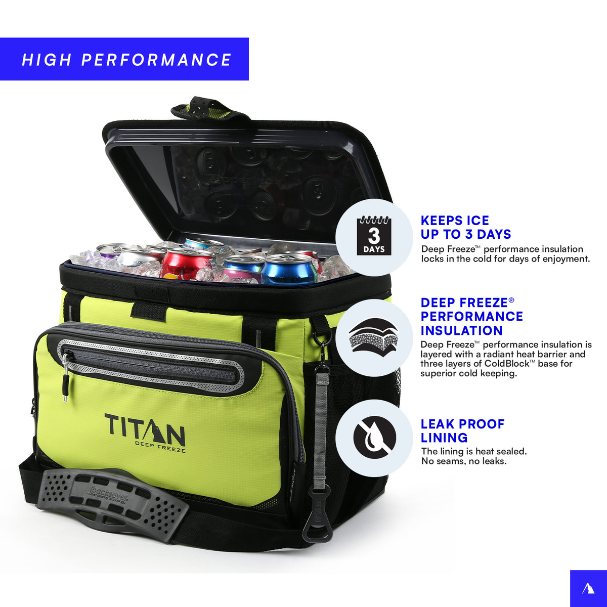 Titan Deep Freeze® Zipperless - 30 Can Cooler