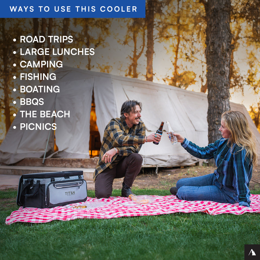 Titan by Arctic Zone™ | 48 Can Zipperless Soft Cooler