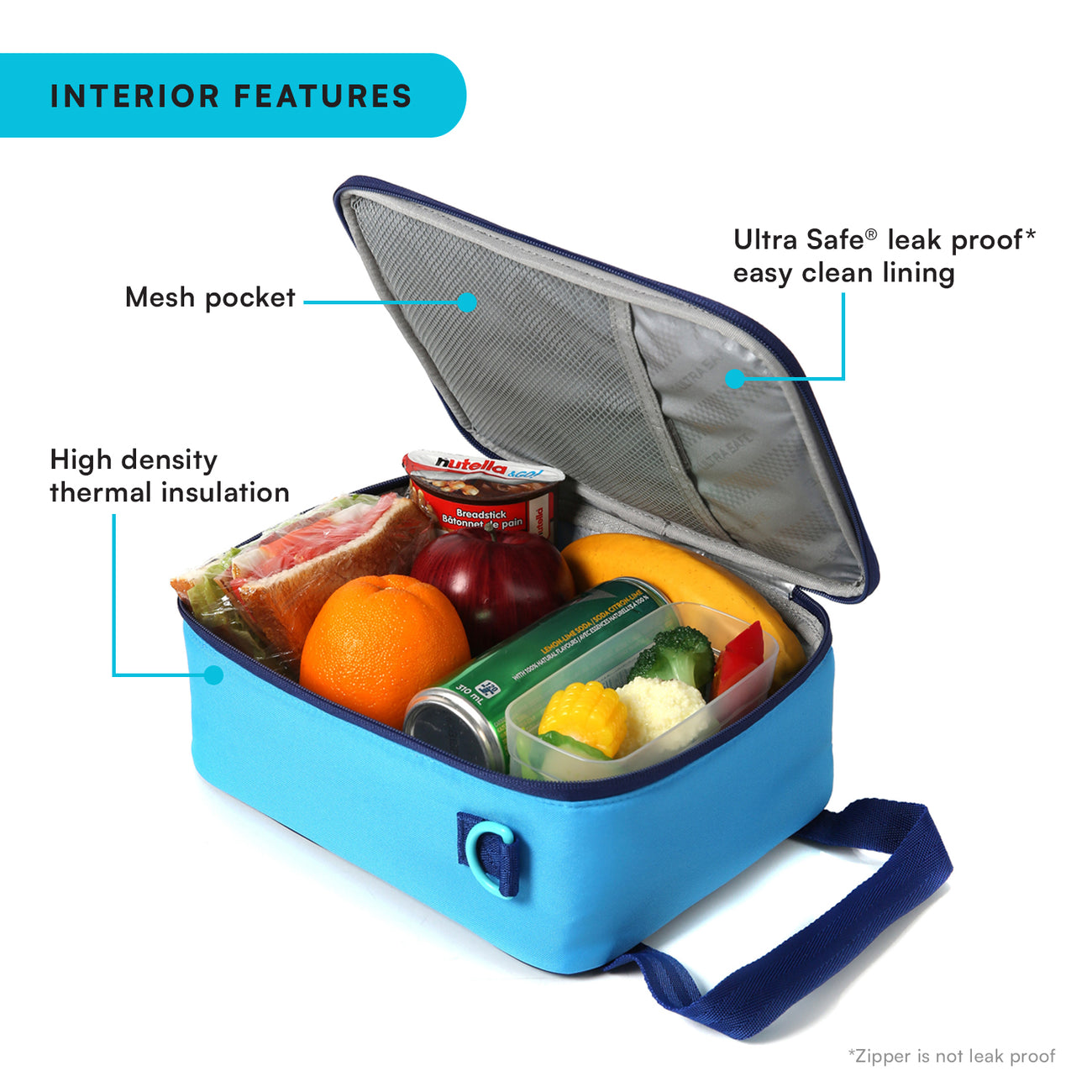 Arctic Zone Urban Lunch Box With Ice Pack & Food Storage Container